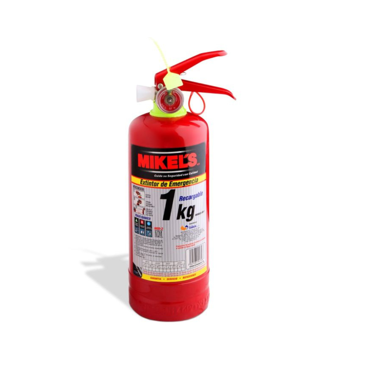 Extintor De Emergencia Recargable 1 Kg Mikels Mikee 1 Hso Ferreterías