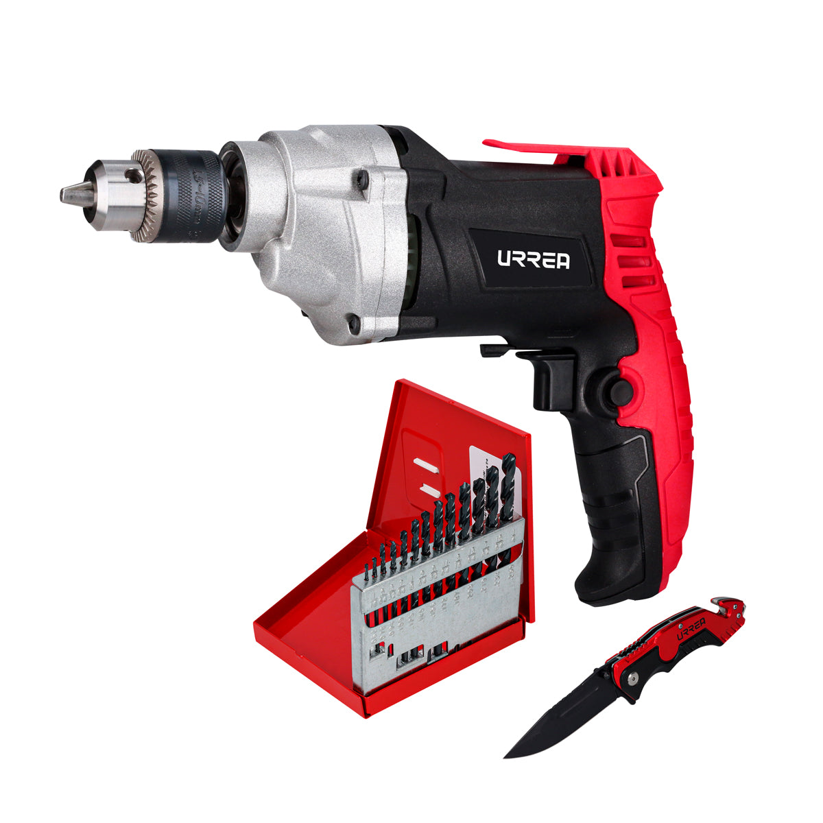 Juego De Taladro Con Accesorios, 15 Piezas Urrea DS – HSO Ferreterías