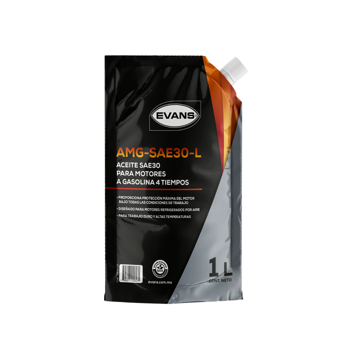 Aceite SAE 30 Evans Motor 4 tiempos Litro Evans VALAMG-SAE30-L – HSO ...