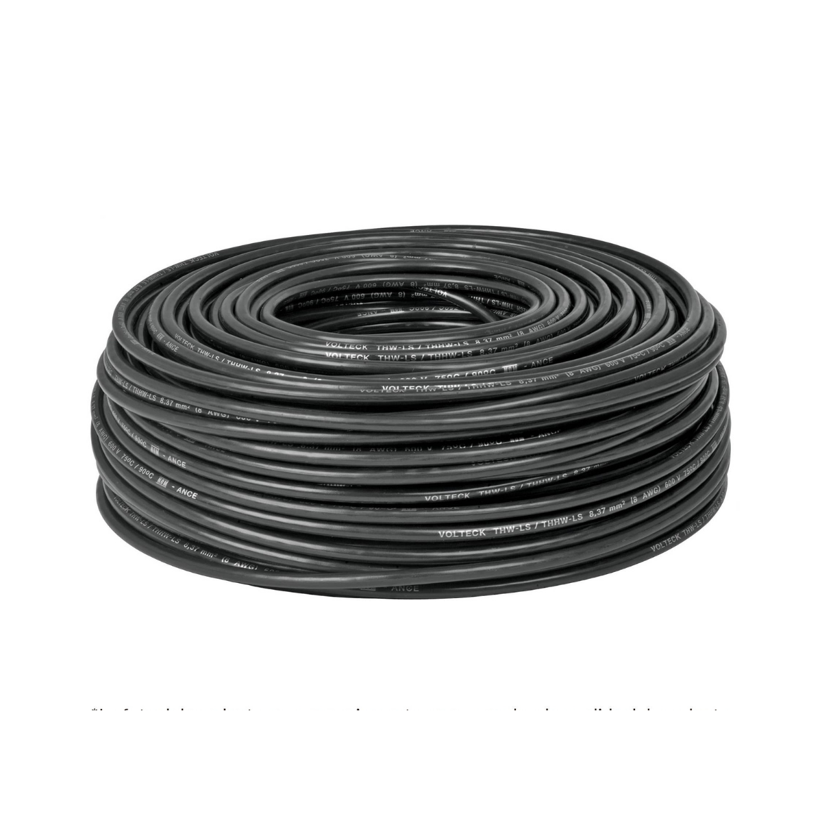 Rollo De 100 M De Cable Thhw-Ls 12 Awg Negro, Volteck Truper TRU46052 ...