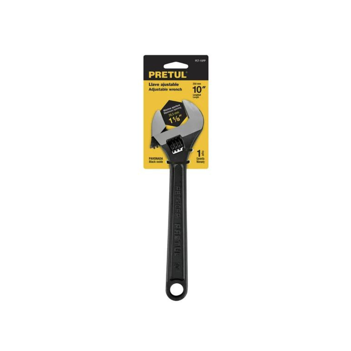 Llave Ajustable (Perico) 10' Pavonada Pretul 21824 Truper – HSO Ferreterías